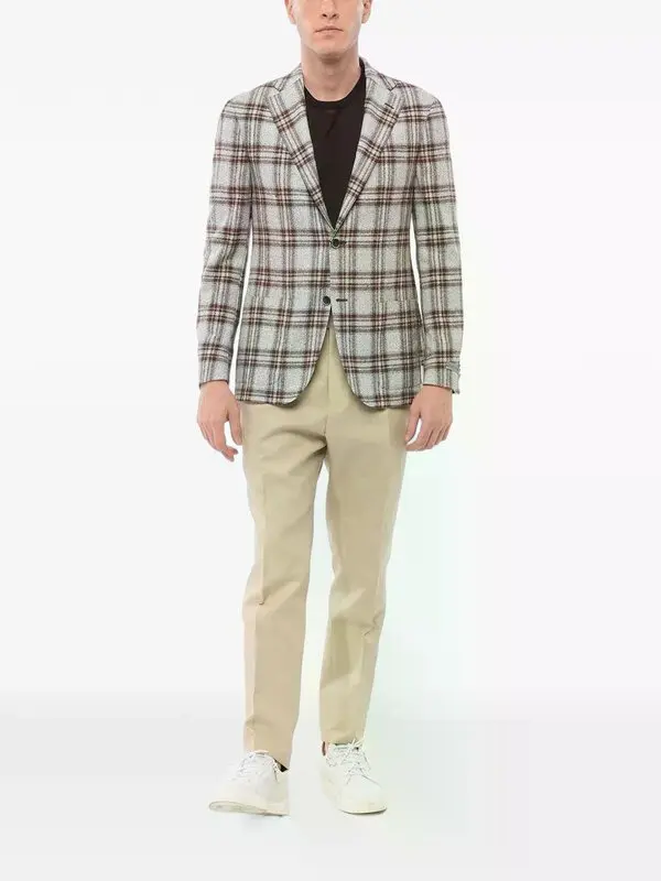 Corneliani Checked-pattern Single-breasted Blazer