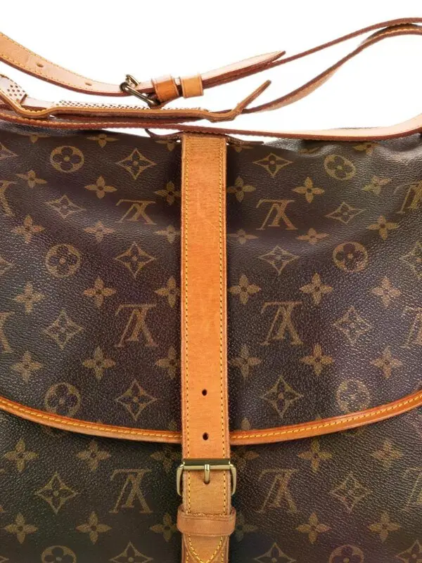LOUIS VUITTON Saumur Gm Monogram Canvas Cross Body Bag
