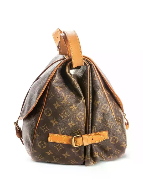 LOUIS VUITTON Saumur Gm Monogram Canvas Cross Body Bag