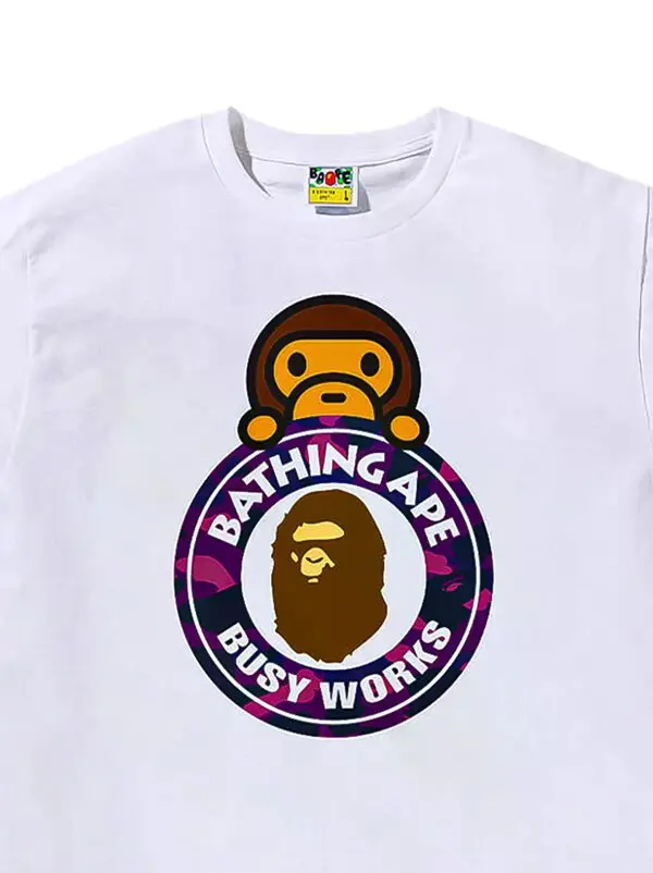 A BATHING APE Milo Busy Works T-shirt - White