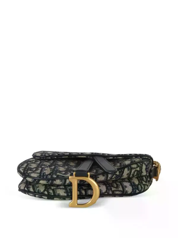 Dior 2021 Mini Oblique Saddle Handbag