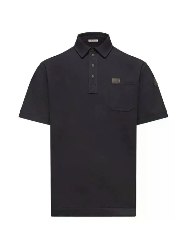 Moncler Logo-patch Chest-pocket Polo Shirt