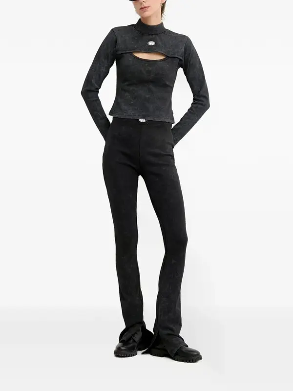 Alpha Industries World Slit-hem Flared Trousers