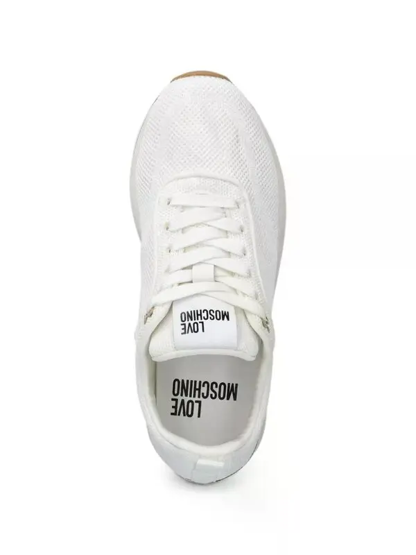 Moschino Logo Patch Platform Sneakers