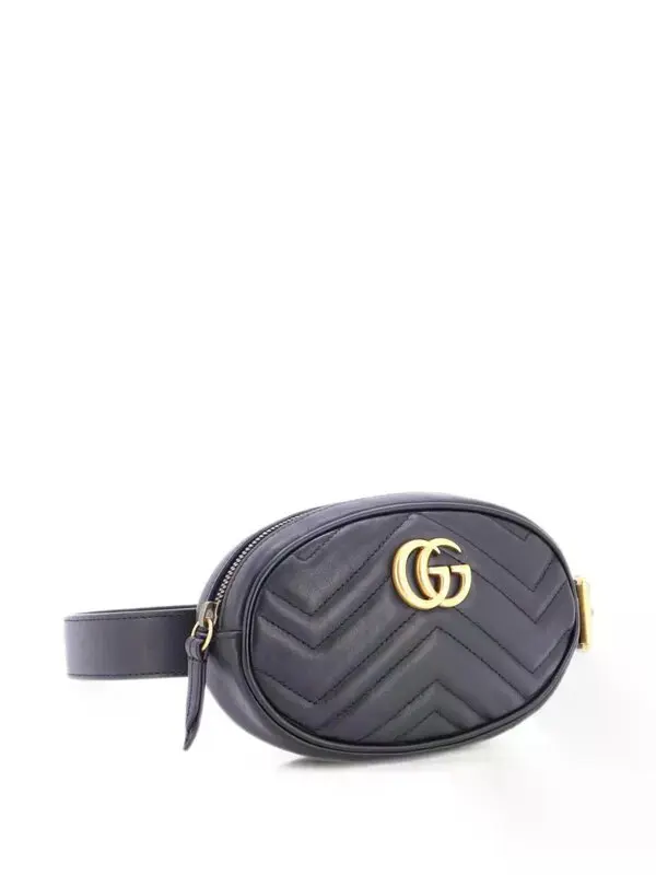 Gucci Gg Marmont Matelassé Leather Belt Bag