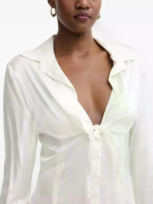 SILVIAN HEACH Spread Collar Mini Dress
