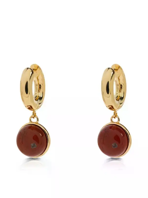 Casablanca Engraved Hoop Earrings