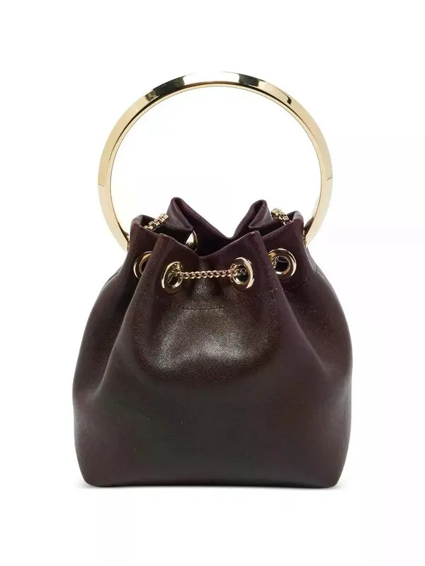 JIMMY CHOO Bon Bon Bucket Bag - Red