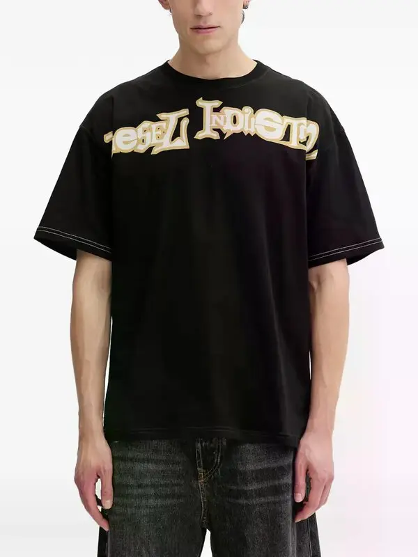 DIESEL® T-boxt-v3 Logo-print T-shirt - Black