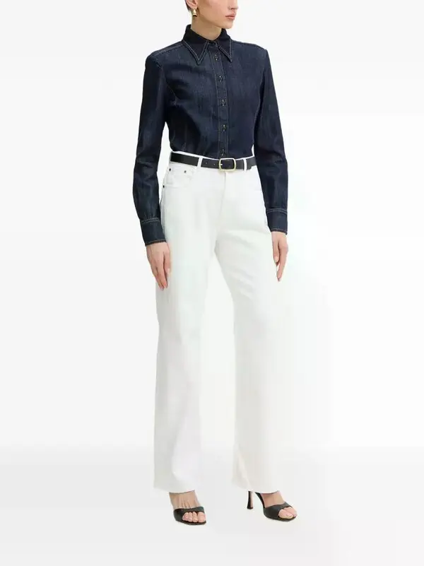 TRUSSARDI Contrast-stitch Shirt