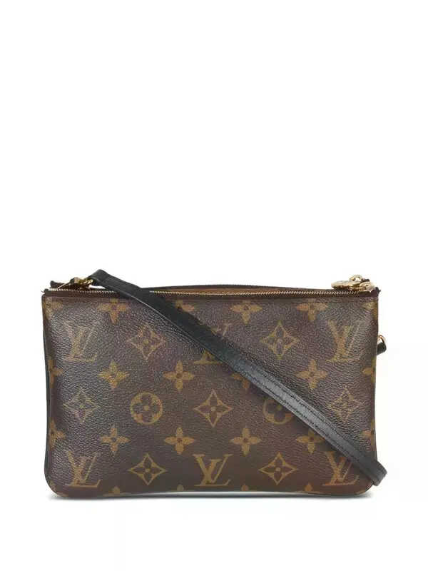 LOUIS VUITTON Double Zip Giant Monogram Reverse Bag - Neutrals