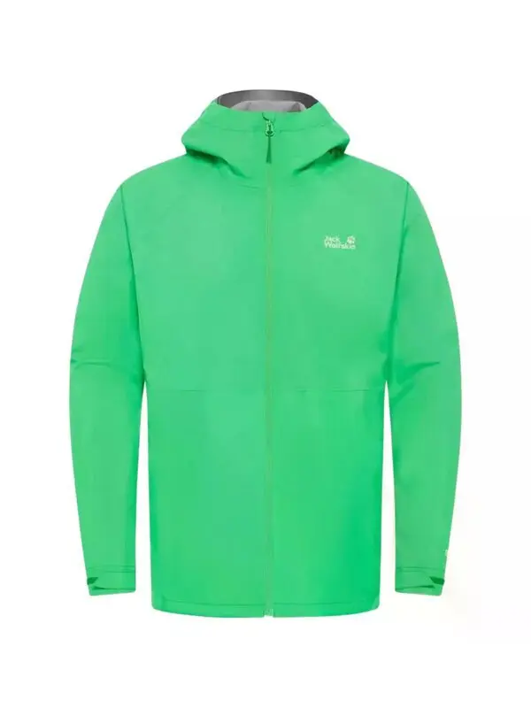 JACK WOLFSKIN Hooded Jacket With Logo Print