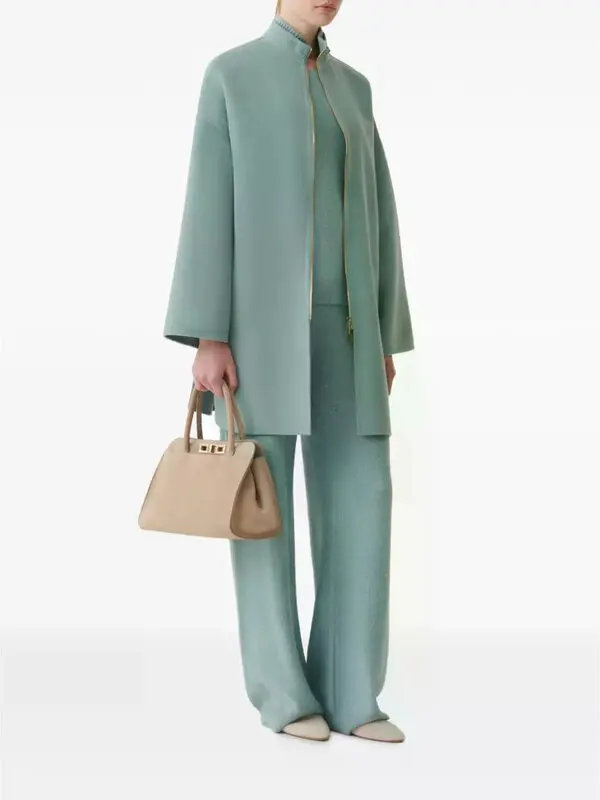 Fabiana Filippi High-neck Zip-up Coat