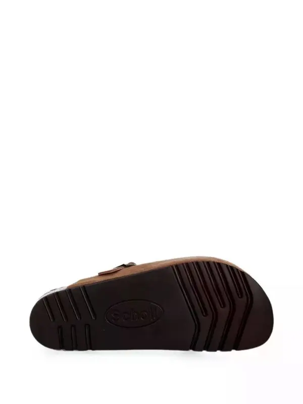 DR. SCHOLL'S SHOES Boston Buckle-fastening Suede Slippers