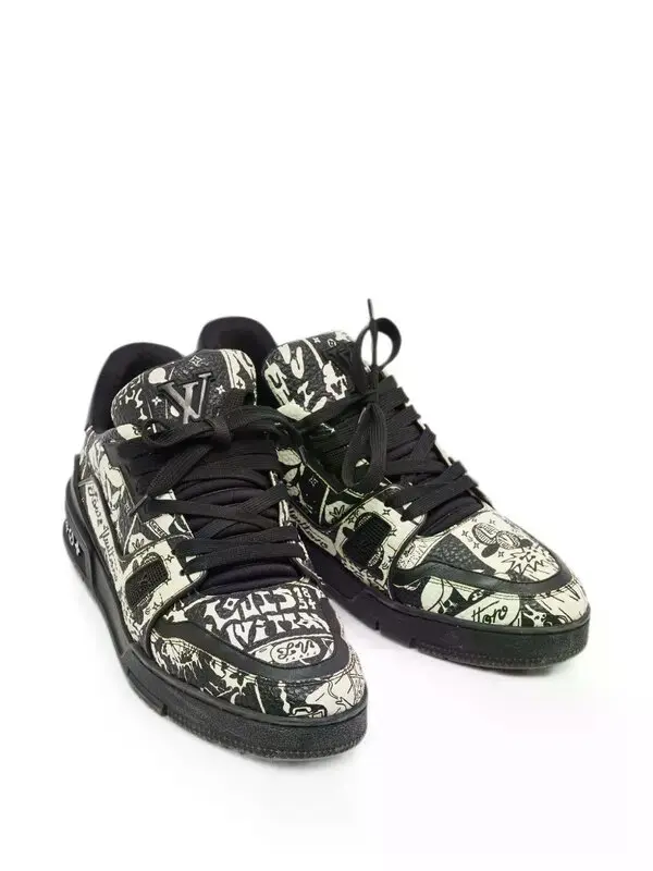 LOUIS VUITTON Trainer Sneakers With Graphic Print