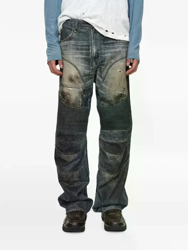 Andersson Bell Distressed Panelled Jeans