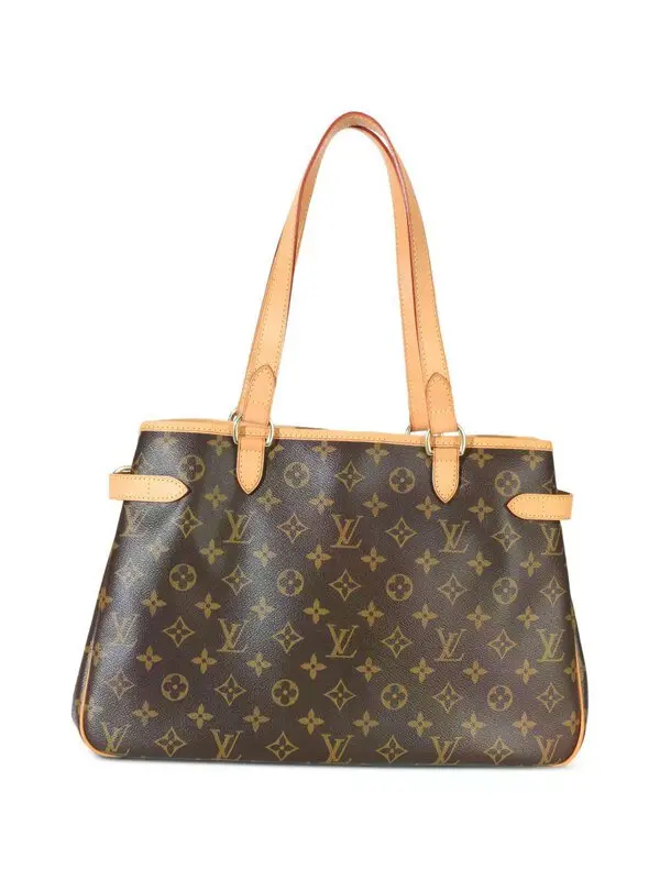 LOUIS VUITTON Monogram Batignolles Tote Bag - Brown
