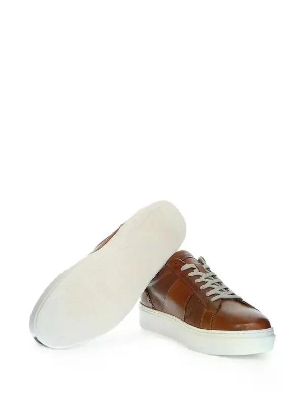 LA MARTINA Cupsole Leather Sneakers