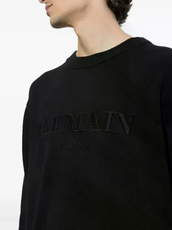 Balmain Logo-embroidered Sweater