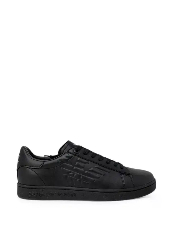 EA7 Logo-embossed Low-top Sneakers