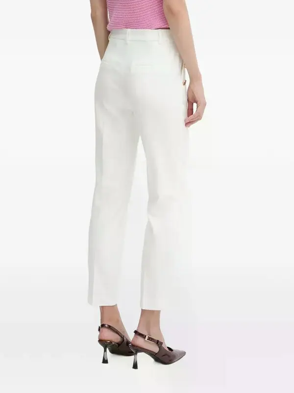 MORGAN Tailored Trousers With Gold-tone Button Detailing