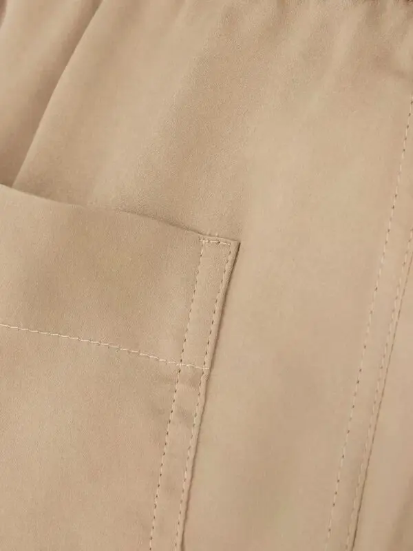 TOM FORD Logo-waistband Silk Trousers