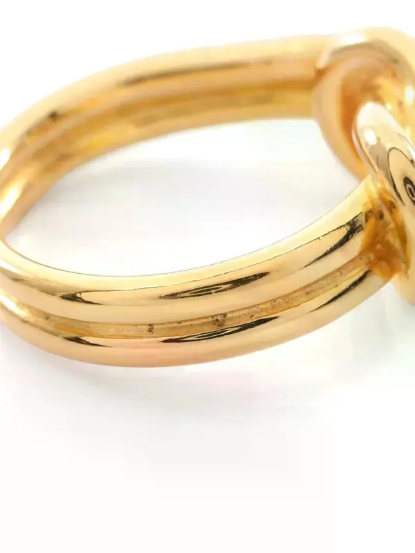 Hermès Tone Knot Detail Scarf Ring