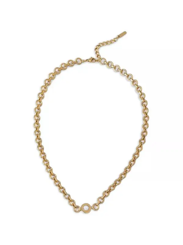 TRUSSARDI Embellished Chain Necklace - Gold