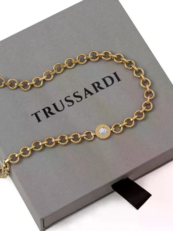 TRUSSARDI Embellished Chain Necklace