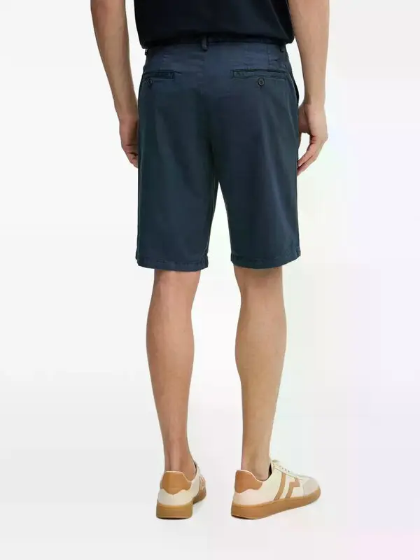 TRUSSARDI Logo-embroidered Twill Shorts