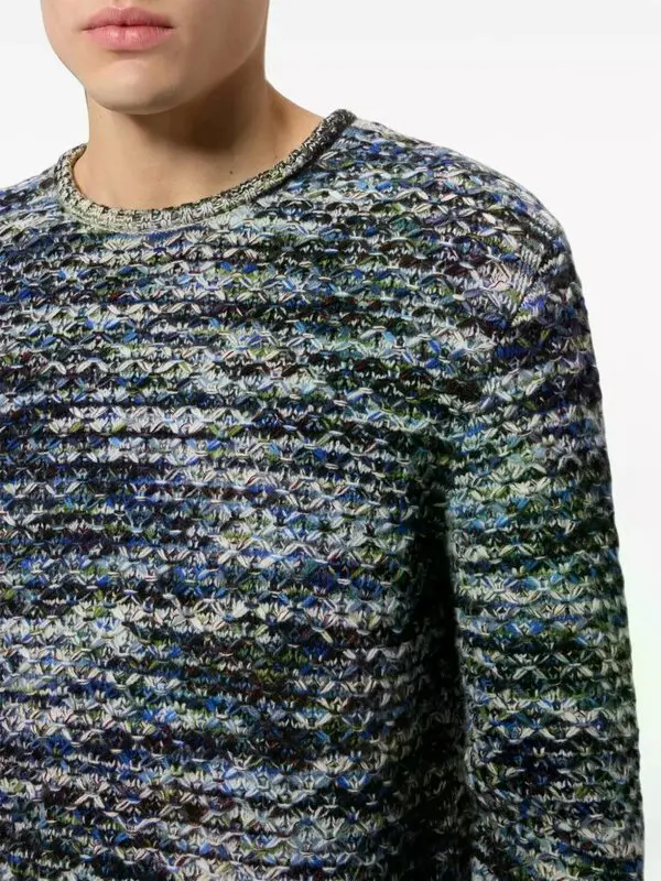 Missoni Zigzag Knit Crewneck Sweater
