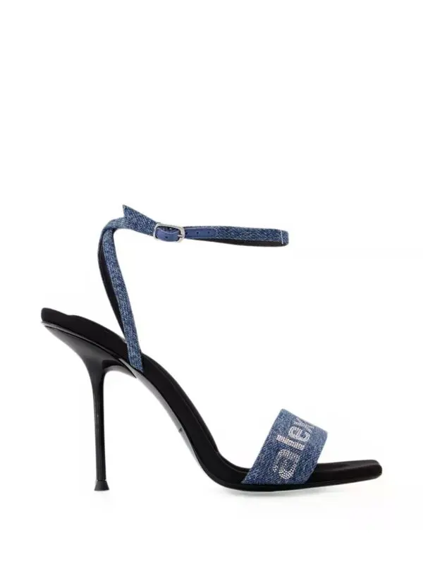 Alexander Wang Julie Billboard Crystal-embellished Sandals