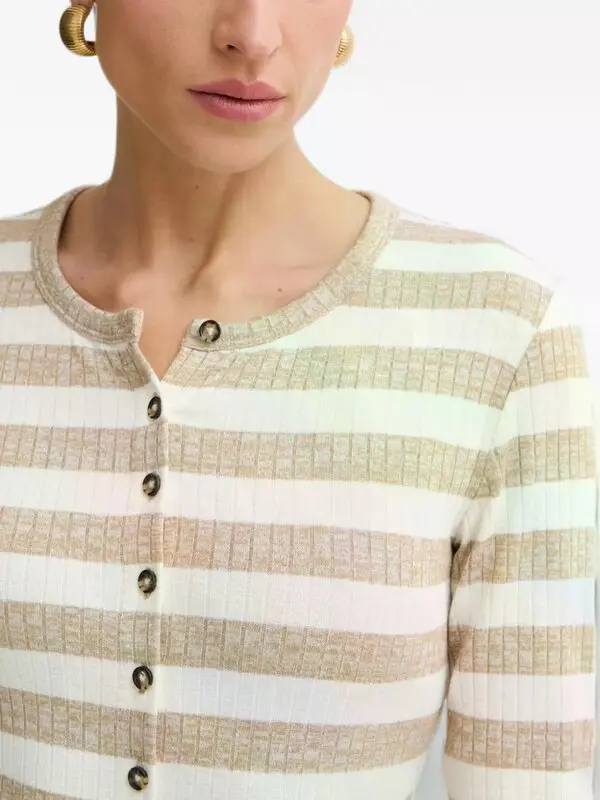 Rag & Bone Striped Ribbed Cardigan