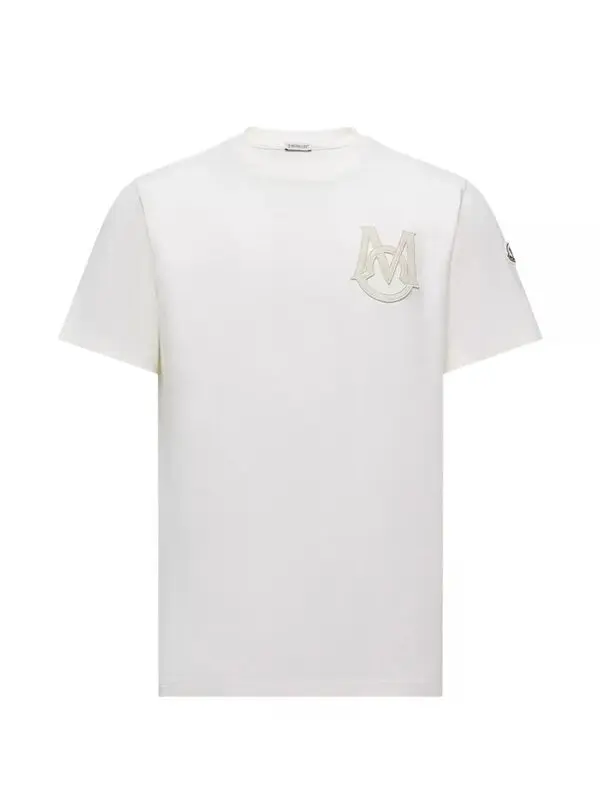 Moncler Logo-patch Crew-neck T-shirt