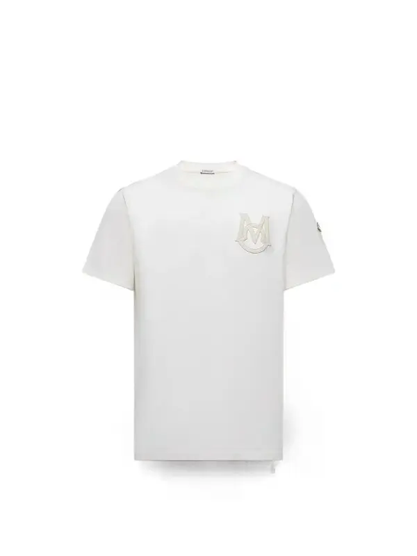 Moncler Logo-patch Crew-neck T-shirt