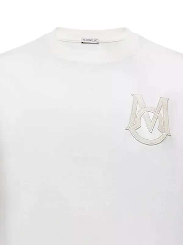 Moncler Logo-patch Crew-neck T-shirt