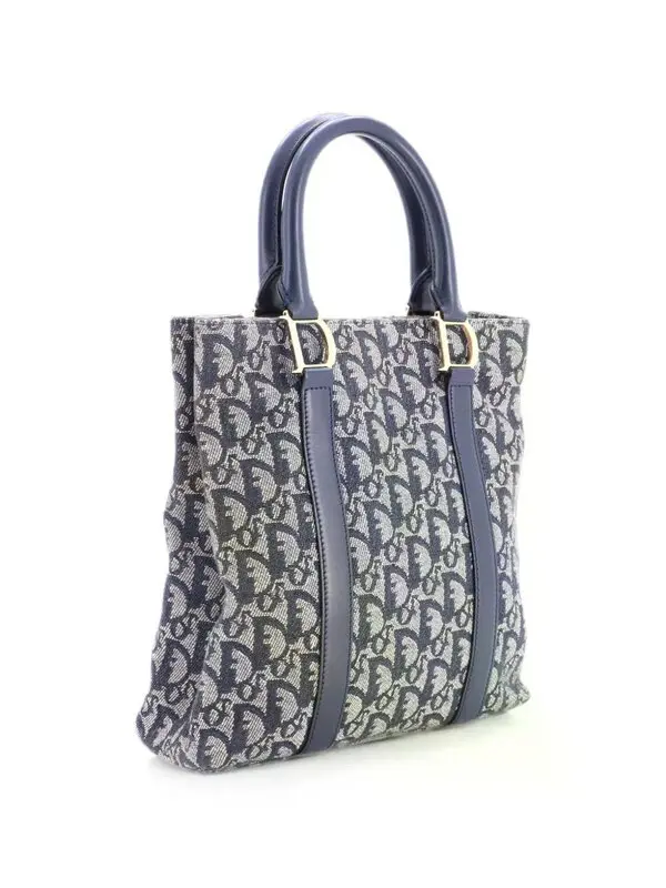 Dior Vintage Diorissimo Canvas Tote Bag