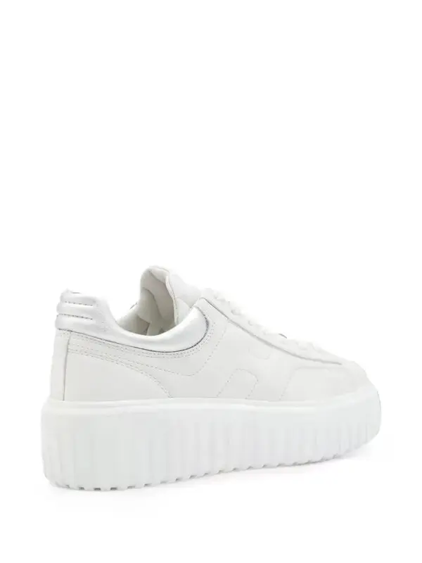 Hogan H-stripes Platform Leather Sneakers