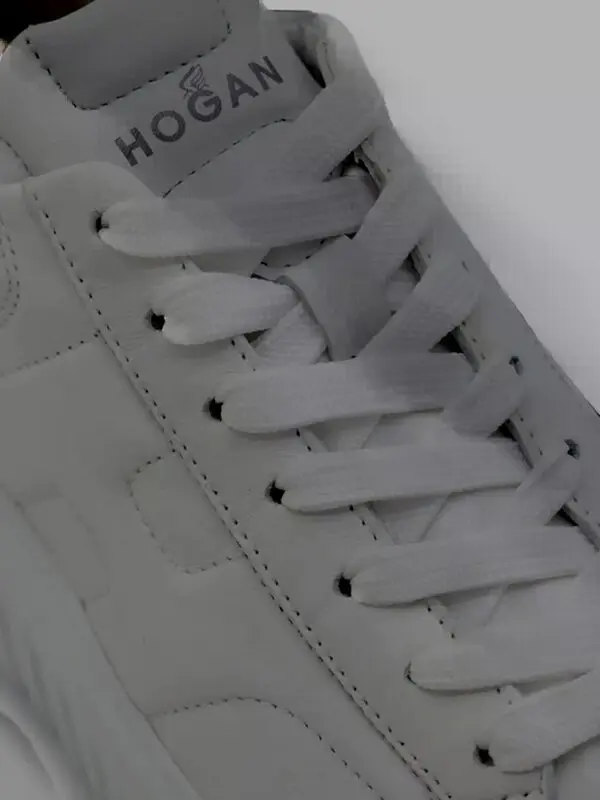 Hogan H-stripes Platform Leather Sneakers