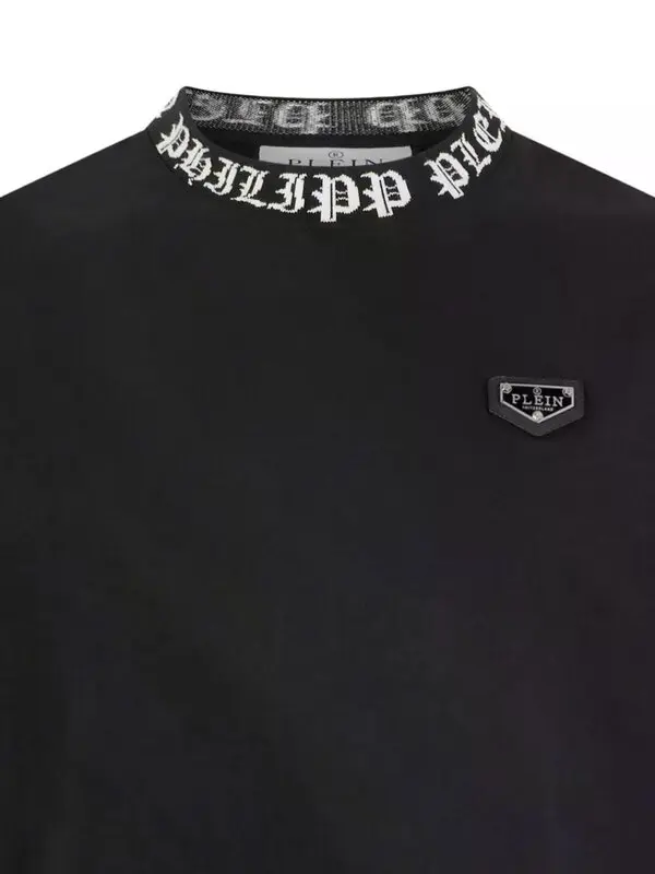 Philipp Plein Jersey T-shirt Plein Gothic - Black
