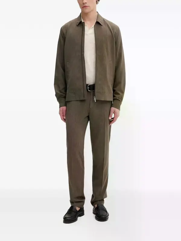 LES DEUX Zip-up Shirt Collar Jacket