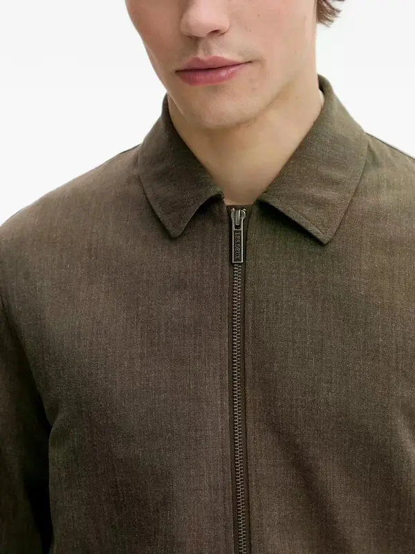 LES DEUX Zip-up Shirt Collar Jacket