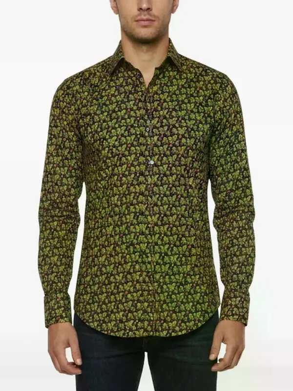 Dolce & Gabbana Gold Cactus-print Shirt - Green