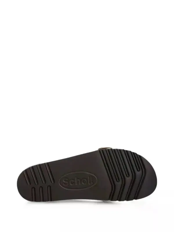 DR. SCHOLL'S SHOES Studded Buckle-fastening Slides
