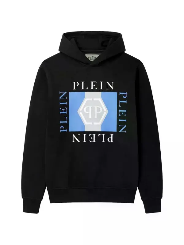 Philipp Plein Logo-print Hoodie - Black