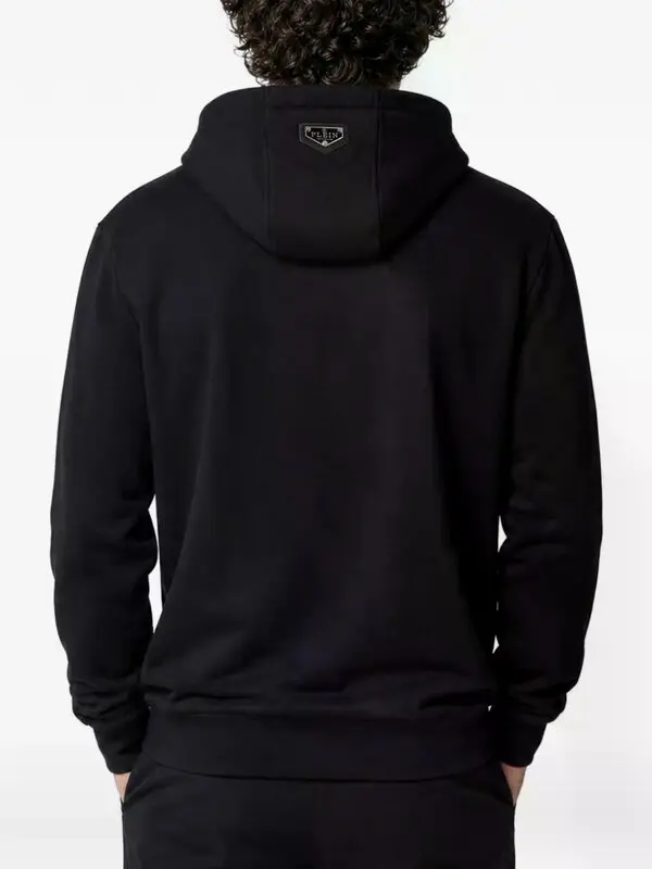Philipp Plein Logo-print Hoodie - Black