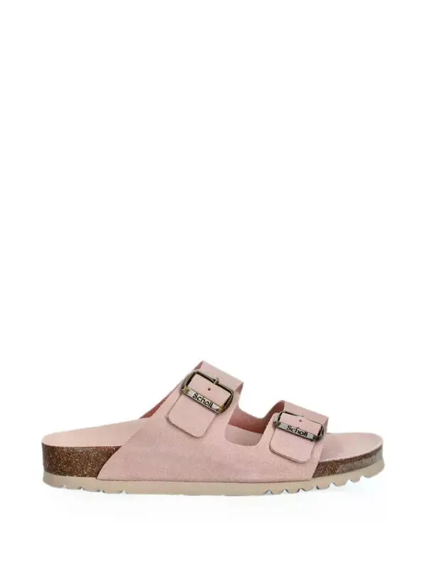 DR. SCHOLL'S SHOES Buckle-fastening Double-strap Slides - Pink