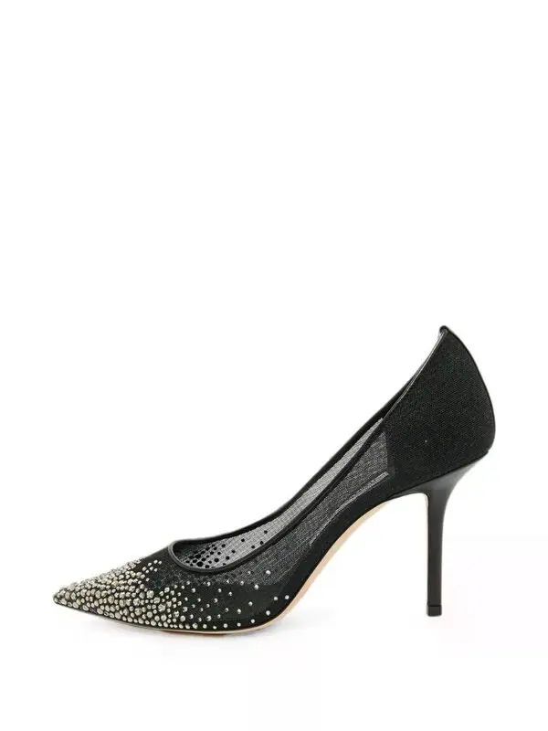 JIMMY CHOO Love 65 Crystal-embellished Pumps