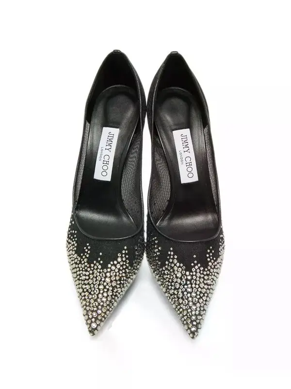 JIMMY CHOO Love 65 Crystal-embellished Pumps