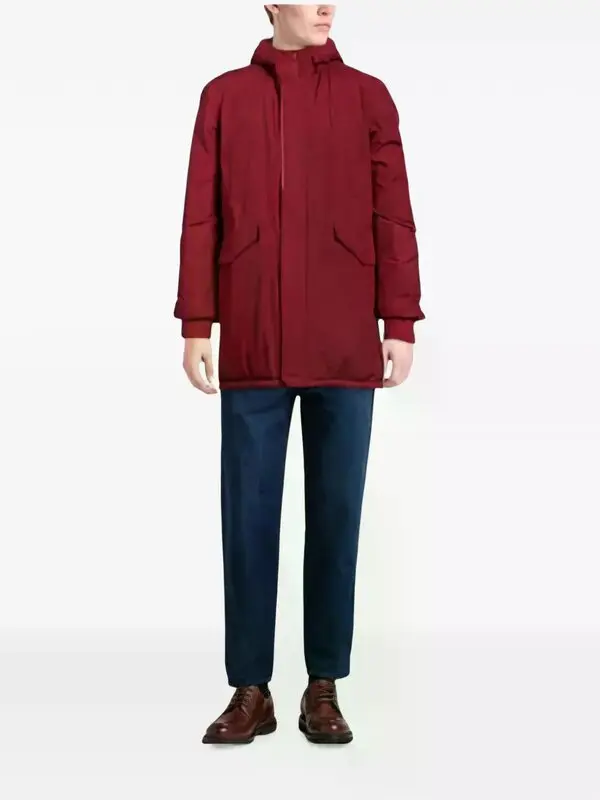 Herno Zip-up Hooded Coat